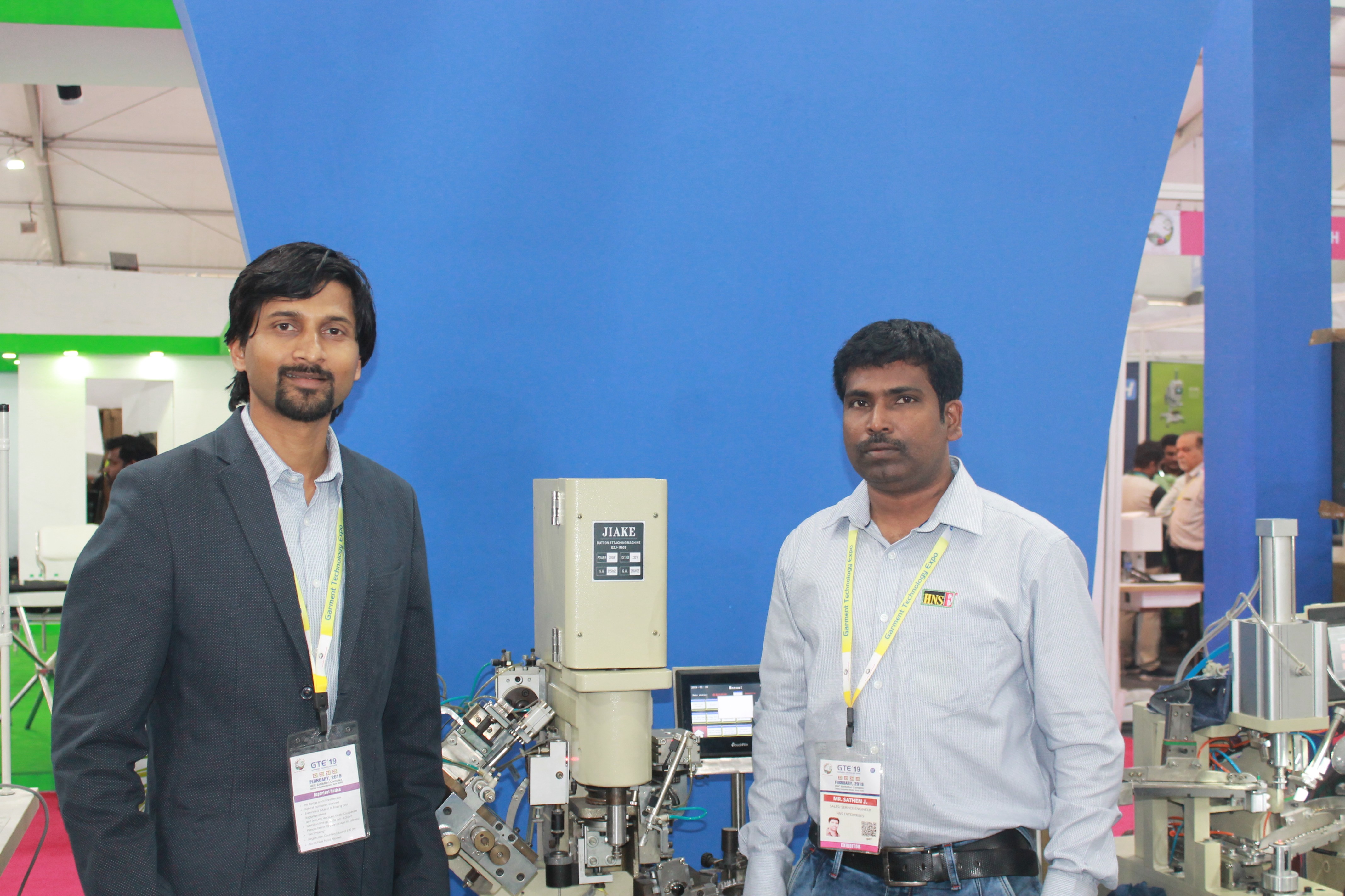 HNS Enterprises Exhibits Automatic Orientation Button Attachment ...